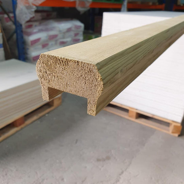 Tanalised Decking Handrail/Baserail - Formby Timber Supplies Ltd