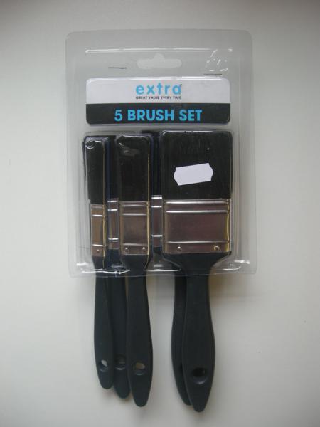 Extra - Paint Brush Set (5) - Formby Timber Supplies Ltd