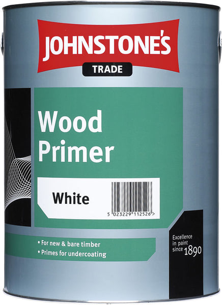 Johnstones White Wood Primer 2.5 litres - Formby Timber Supplies Ltd
